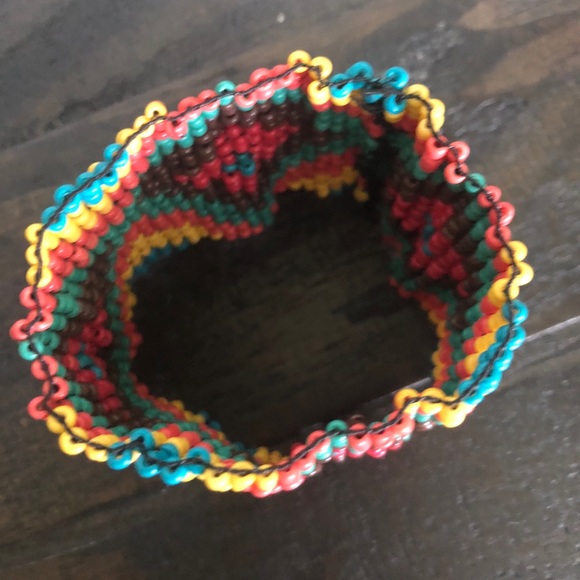 Jewelry | Beaded Colorful Aztec Bracelet | Poshmark